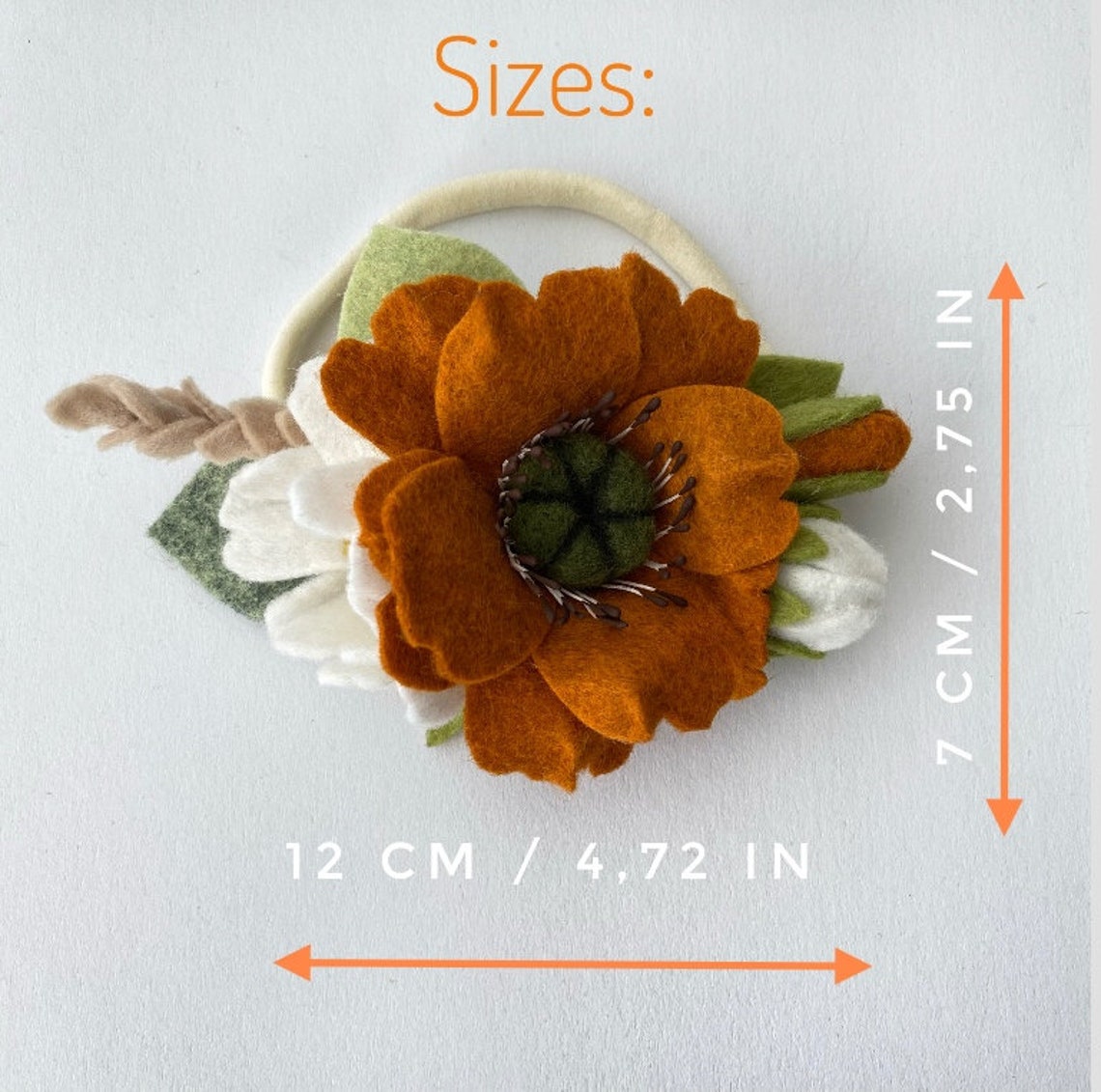 DIY Poppy & Daisy Flower Crown | Instant PDF/SVG Templates + Video ...