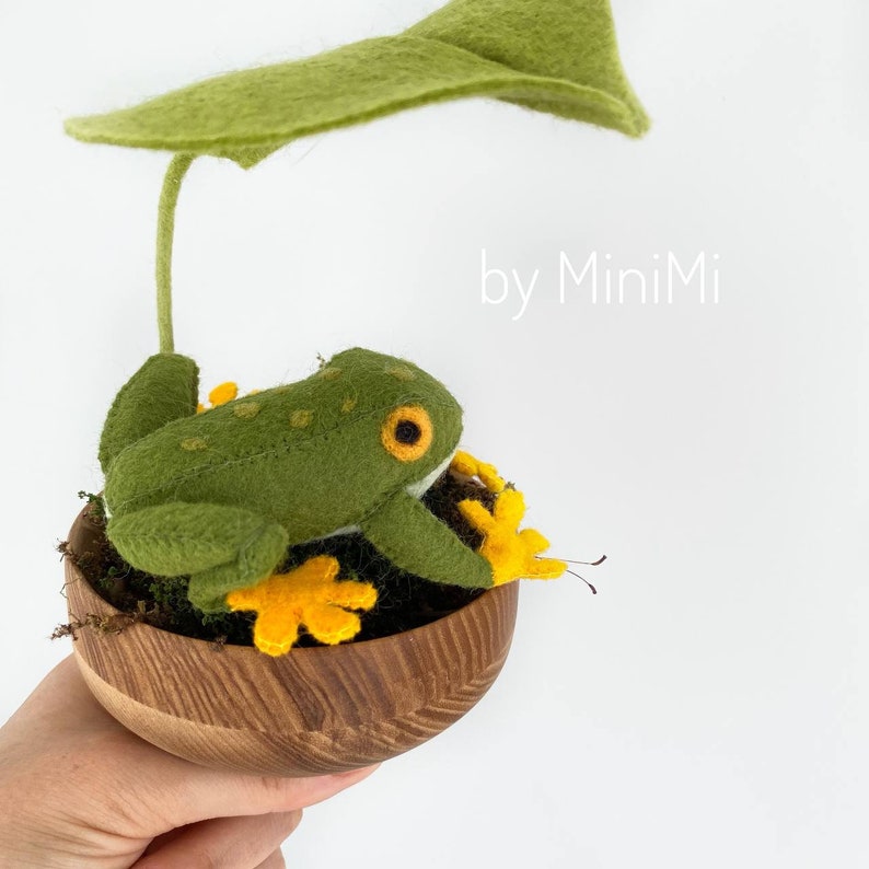 Tropical Felt Frog PDF Pattern Download Sewing Tutorial - Etsy
