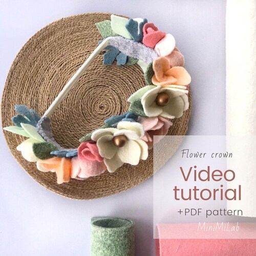 Felt Wisteria Flower Twig Video Tutorial. PDF SVG Pattern - Etsy Felt Wisteria Flower Twig Video Tutorial. PDF SVG Pattern - Etsy