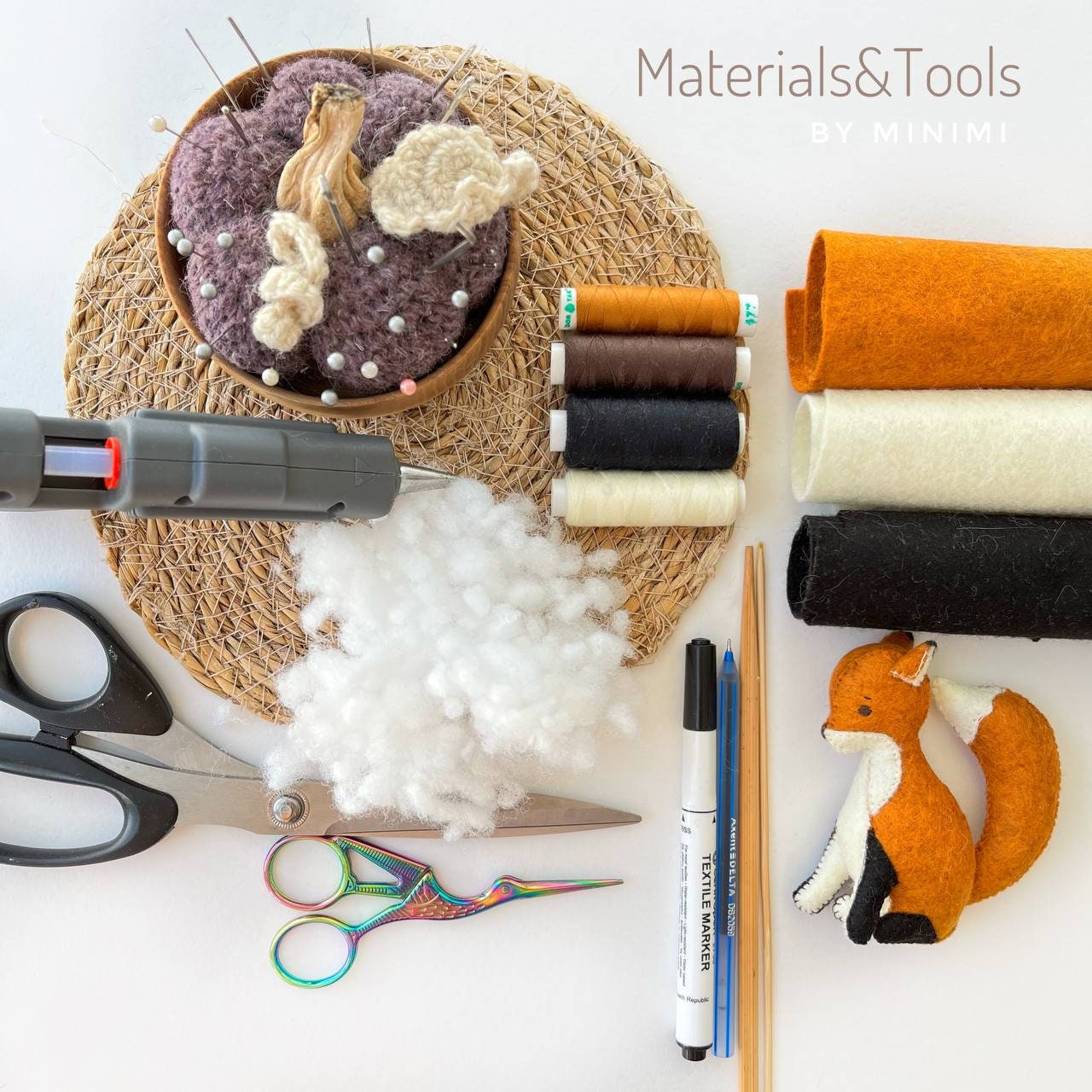 Woodland Felt Red Fox PDF Pattern, DIY Sewing Tutorial, SVG Template ...