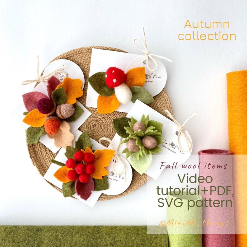Fall Wool Design Video Tutorial PDF SVG EPS Pattern - Etsy