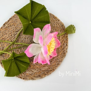 Felt Lotus Flower PDF Pattern Download, Sewing Tutorial - Etsy