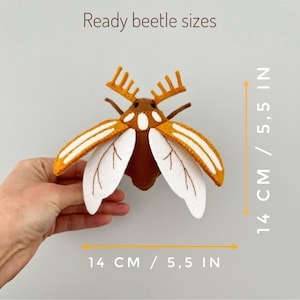 Spring Felt Striped Bug PDF Pattern Download, Sewing Tutorial - Etsy