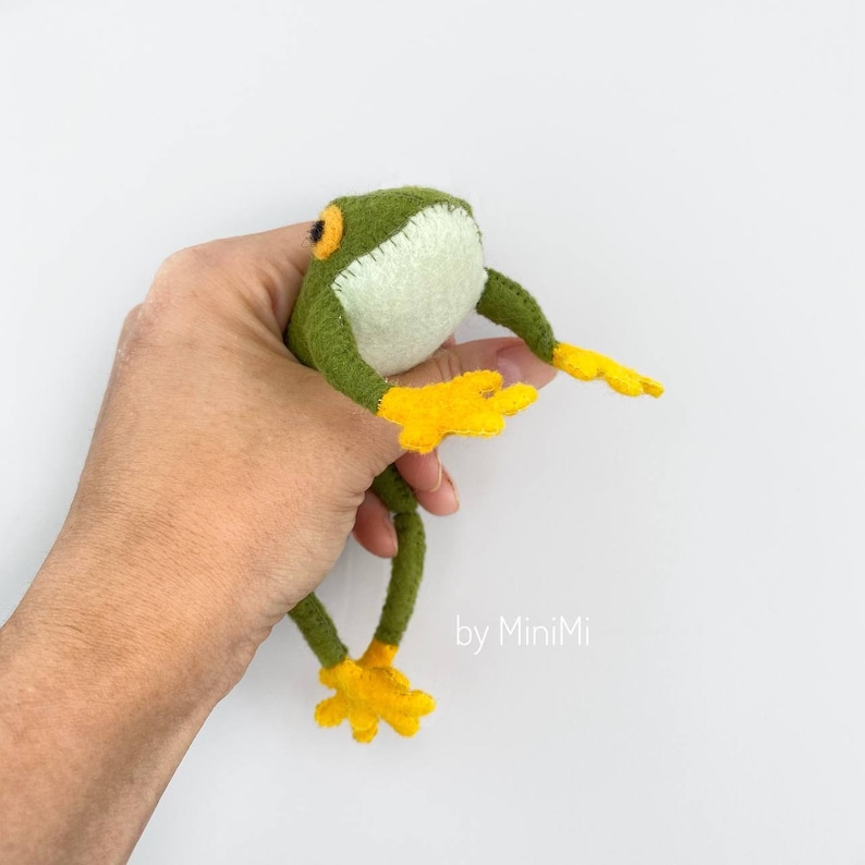 Tropical Felt Frog PDF Pattern Download Sewing Tutorial - Etsy