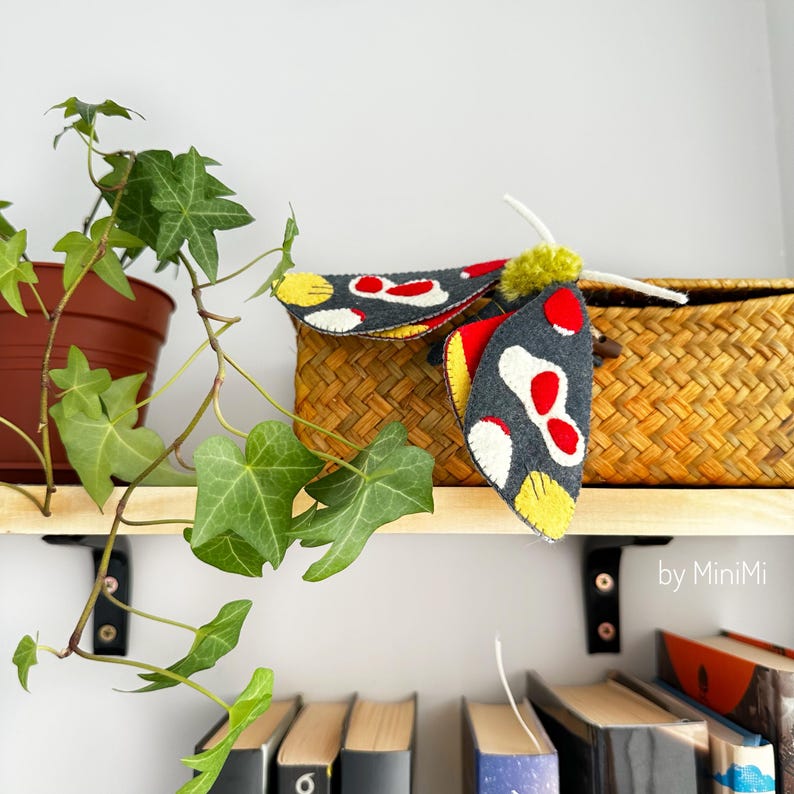 Fall Felt Moth PDF Pattern Download - DIY Hypsidia Butterfly Sewing ...