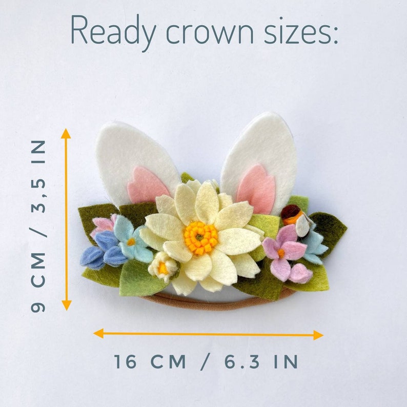Easter Bunny Ears Crown Video Tutorial PDF SVG EPS Pattern - Etsy