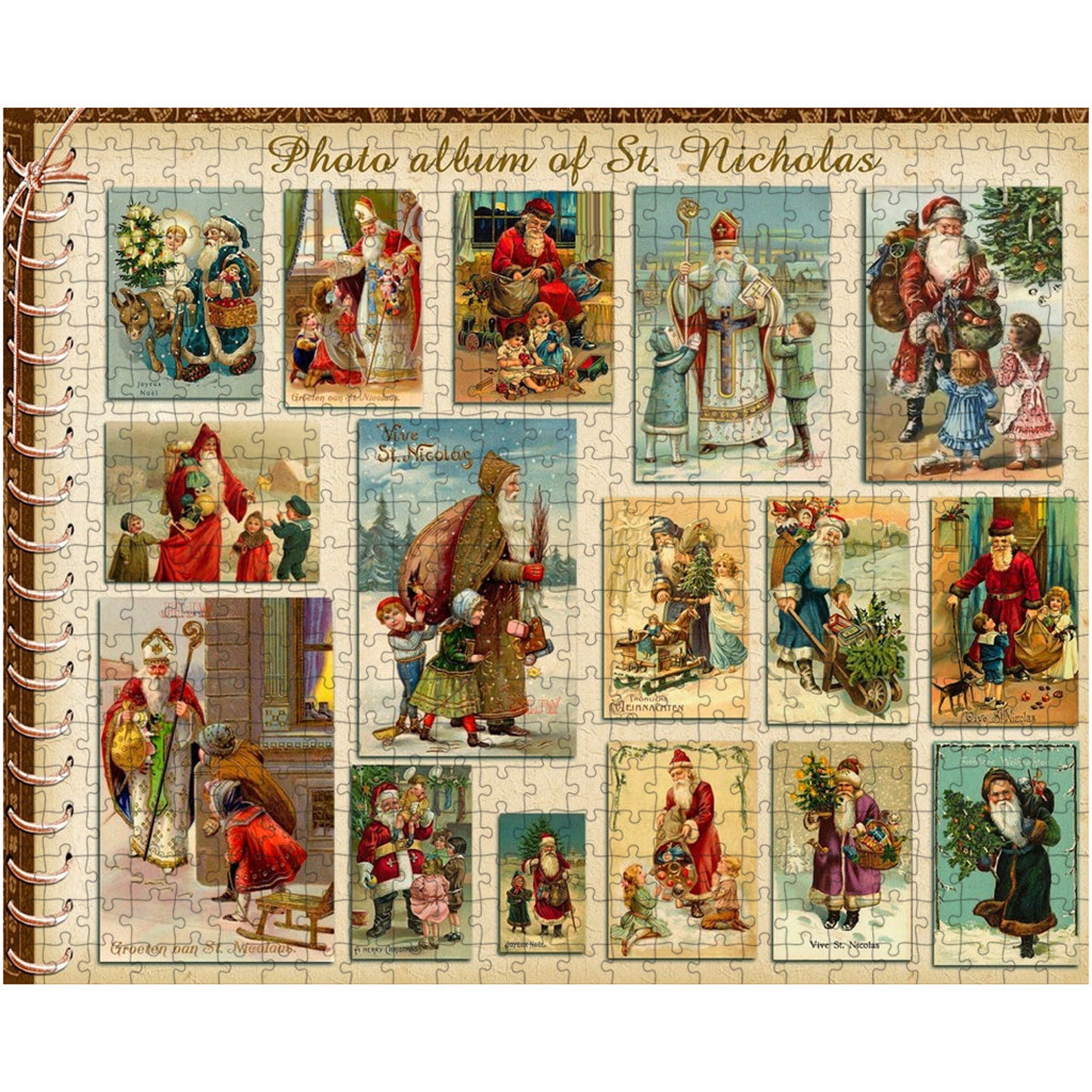 Puzzle Album of St. Nicholas the Wonderworker on Christmas for Children ...