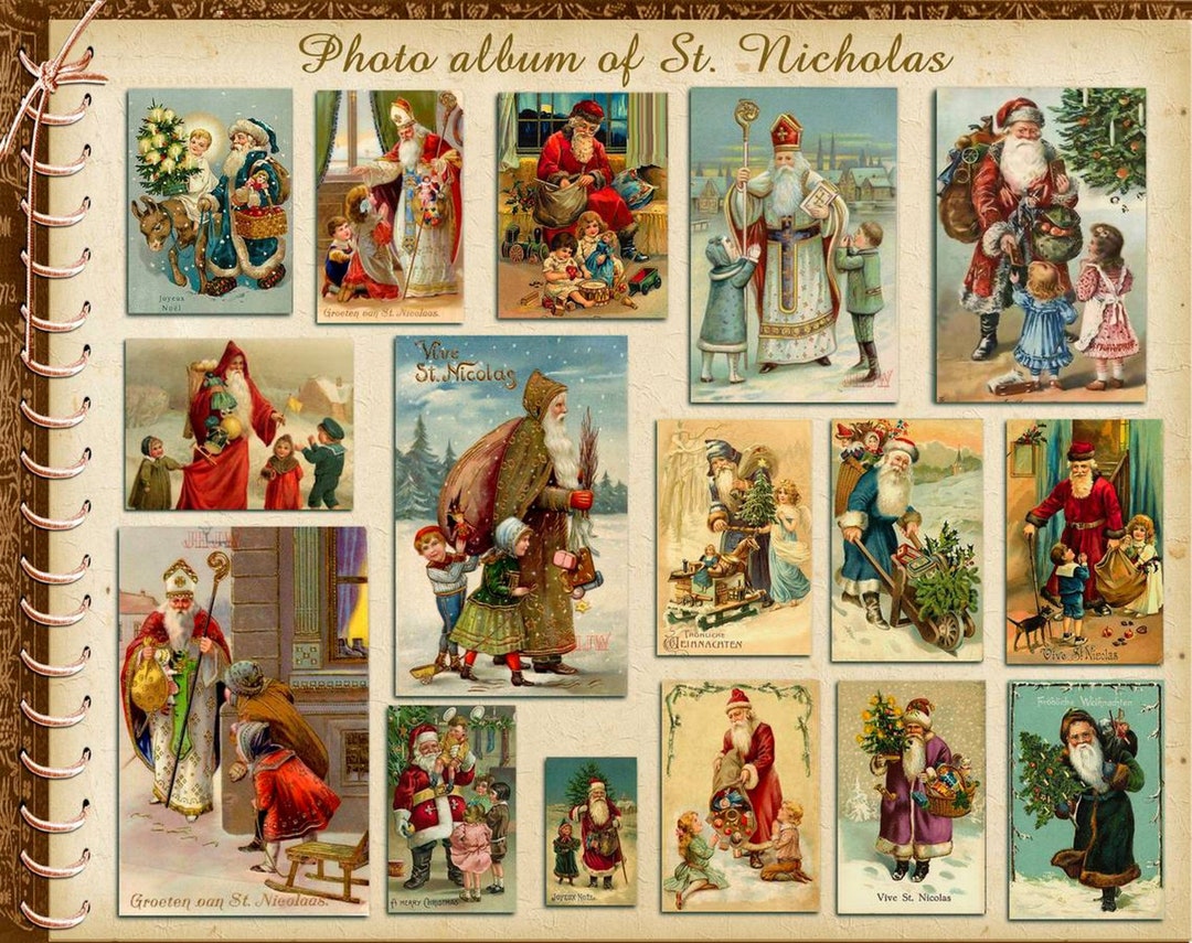 Puzzle Album of St. Nicholas the Wonderworker on Christmas for Children ...