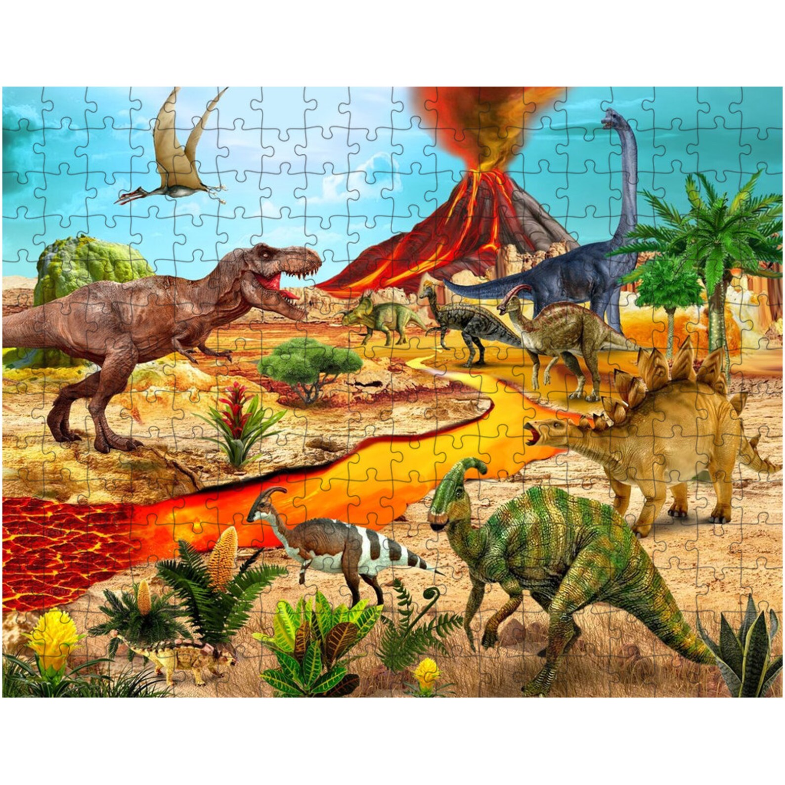 Raptor DINOSAURS Buy Puzzle Kids Dinosaur Jurassic Park Party Favor ...