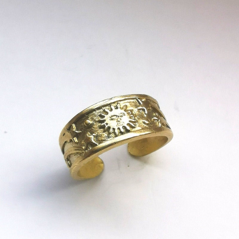 Brass Ring Jewelry - Etsy