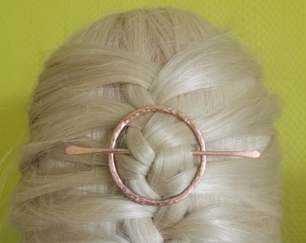 Round Hair Clip - Etsy