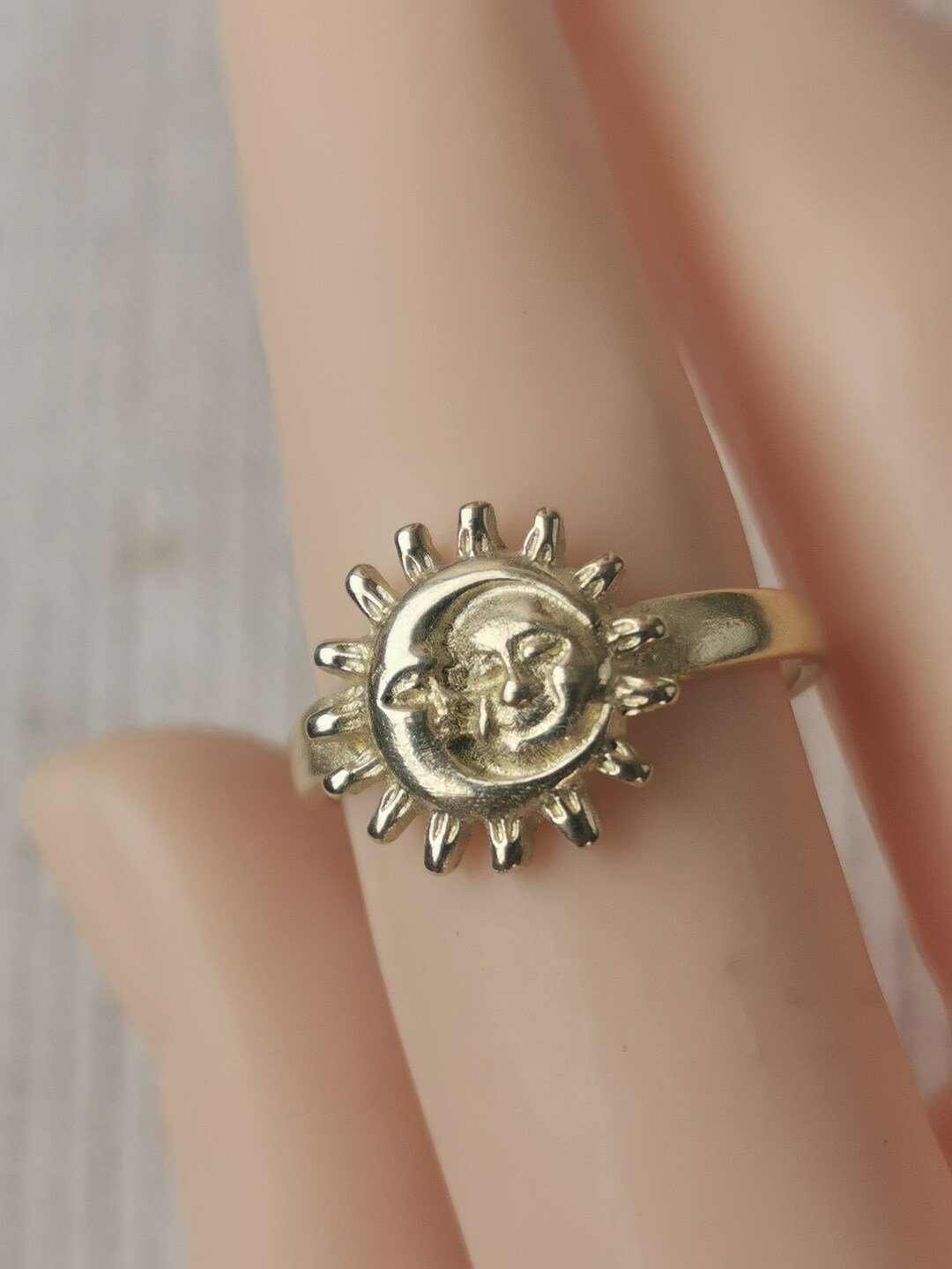 NO U.S. SHIPPING. Ring of Love Sun and Moon Gift for Girl Woman, Man ...