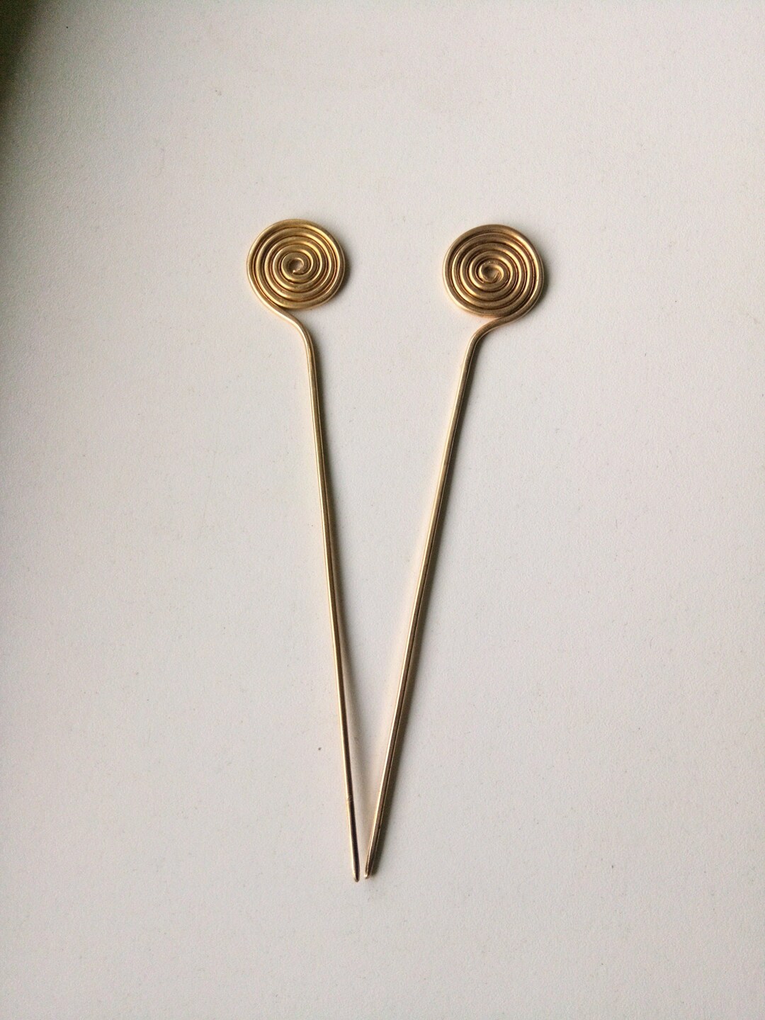 Hair Pin,pagan Jewelry, Solid Brass Pin, , Snake Pin, Handmade Hair Pin ...