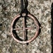 Copper Pendant. Vikings' Sun Cross. Celtic Cross Necklace. - Etsy