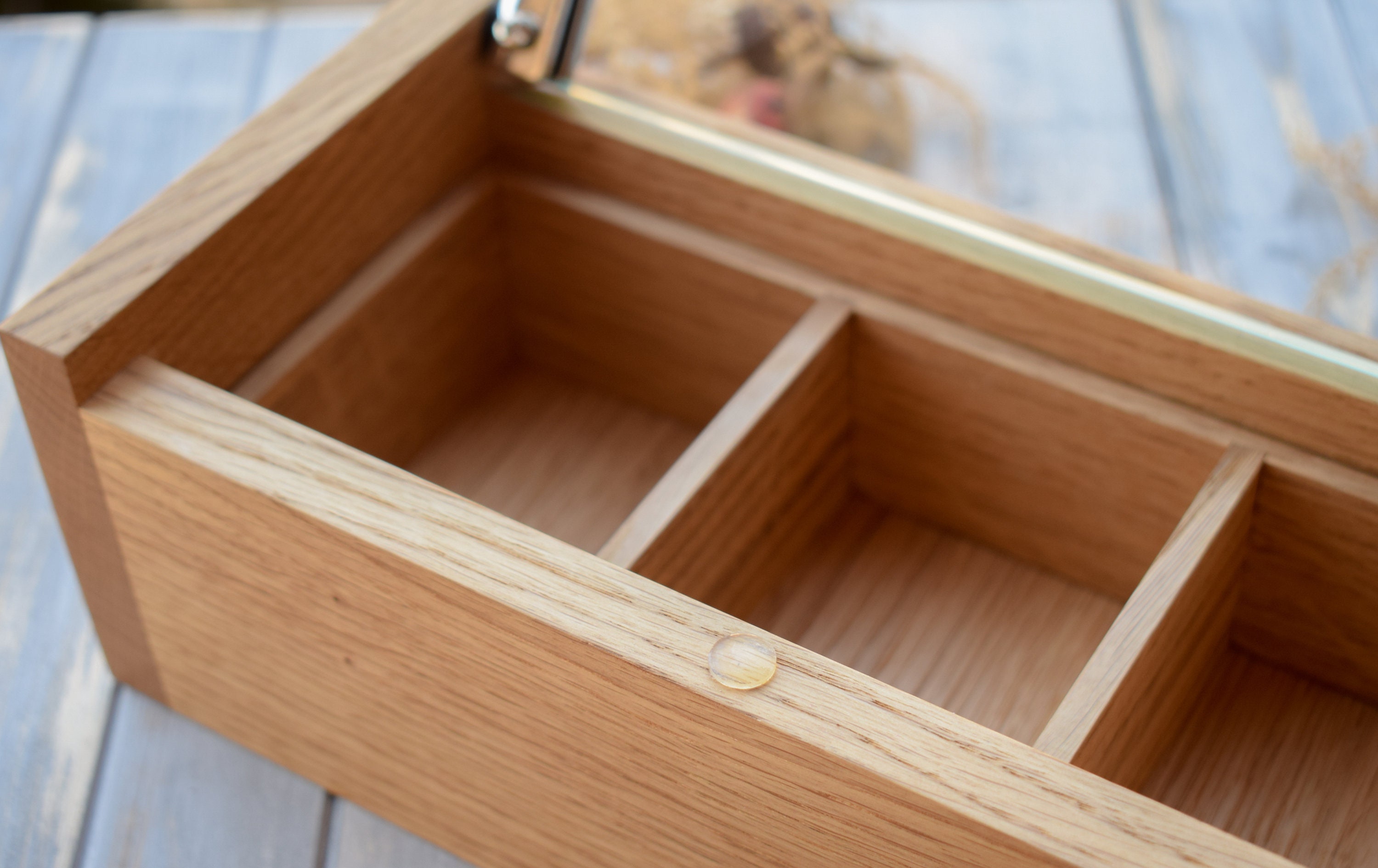 Wooden Watch Display Box Solid Oak Modern Minimalist 3 Watch - Etsy