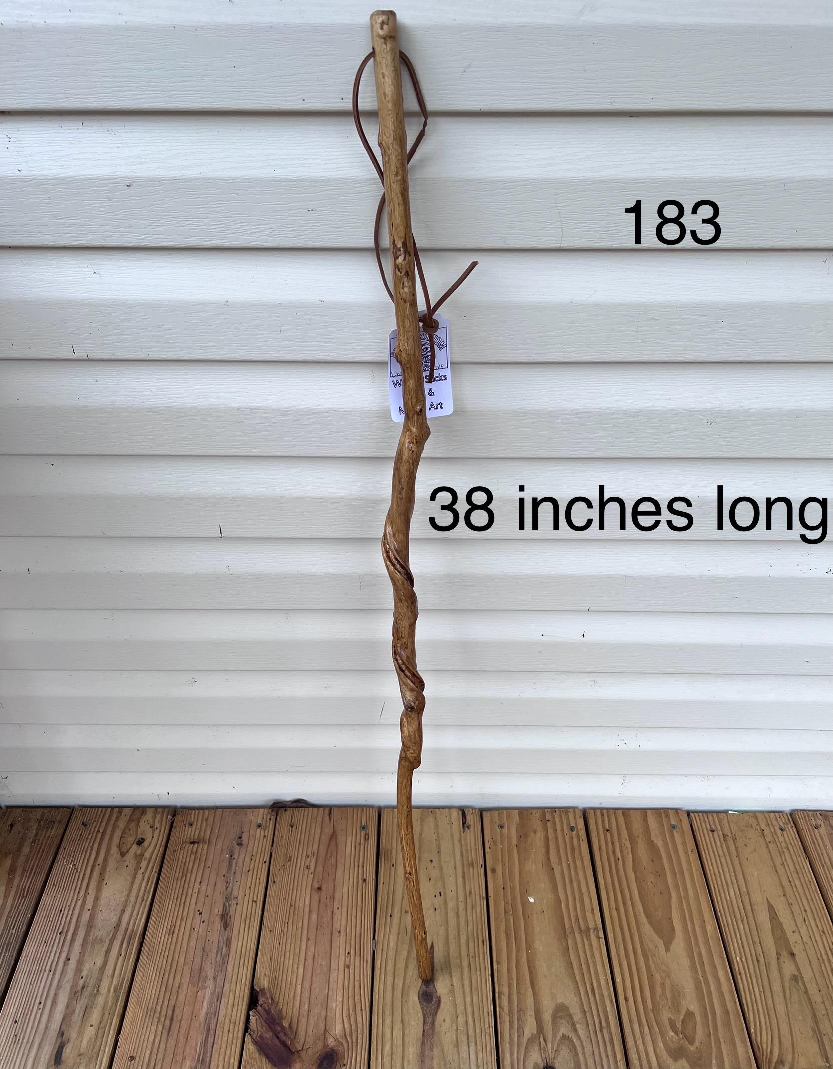 Handmade Twisted Vine Walking Stick, Hiking Stick (40 35 1/4 36 Inch 42 ...