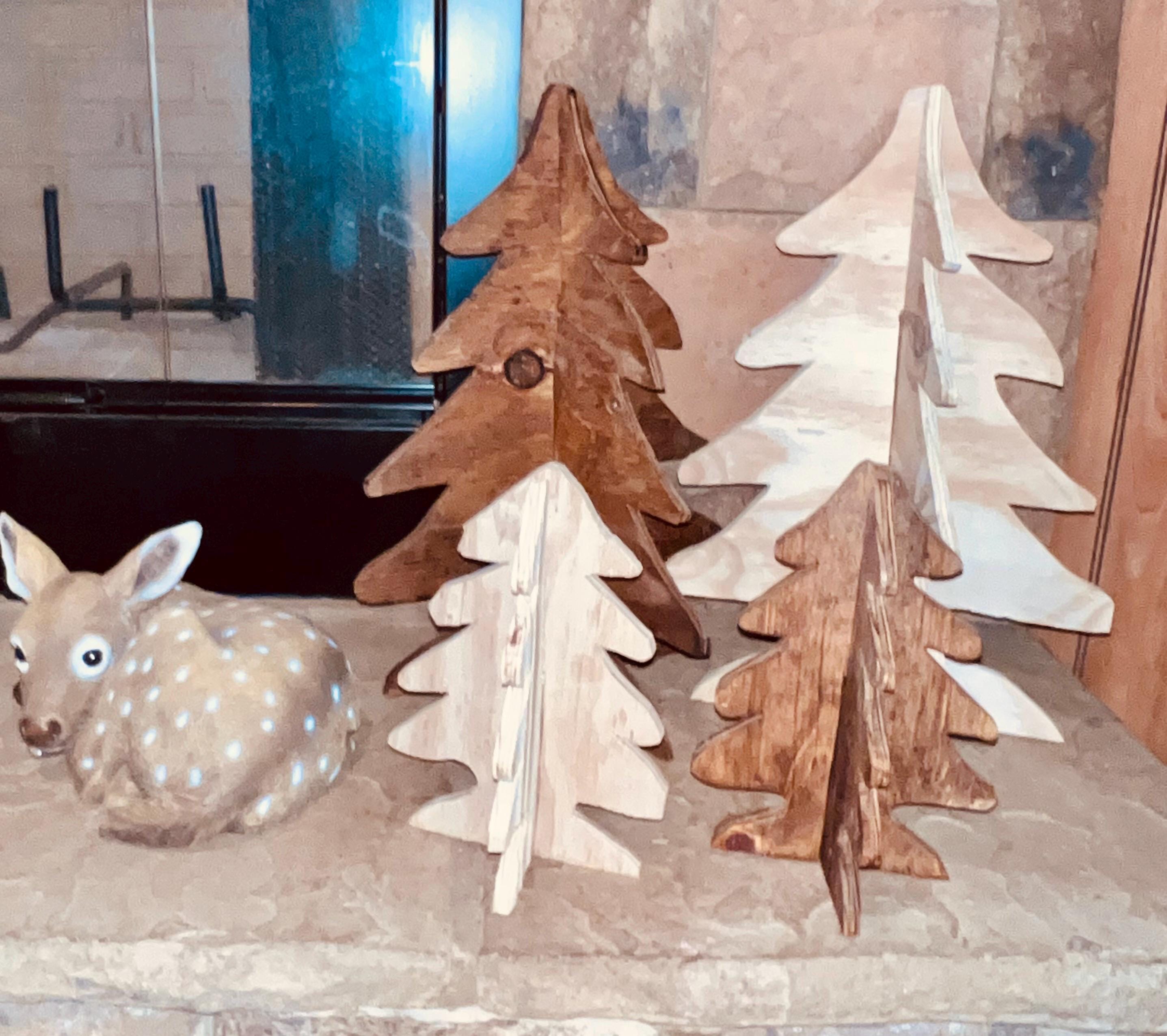 Slotted Trees for Decor the Ones Not Stained Can Be Painted for ...