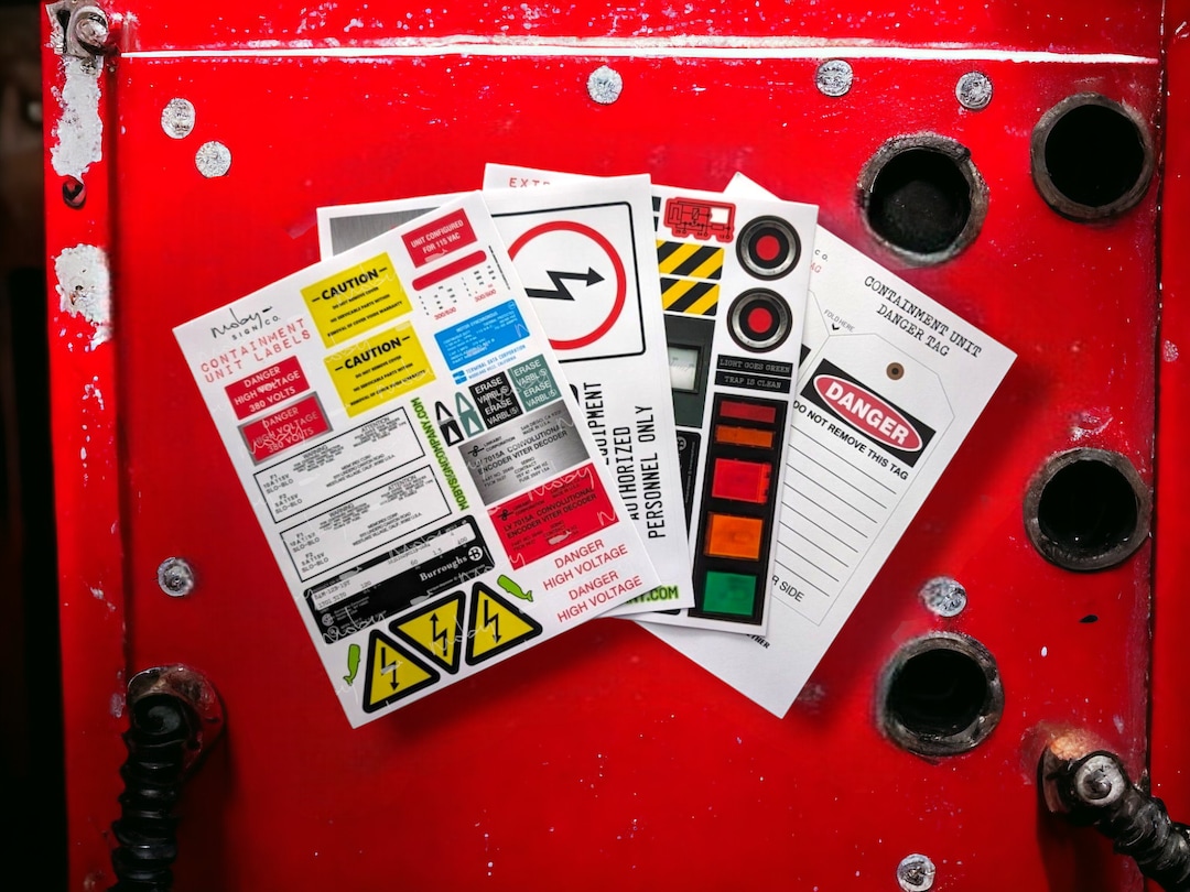 Ecto Containment Unit Prop Decal/stickers - Etsy UK