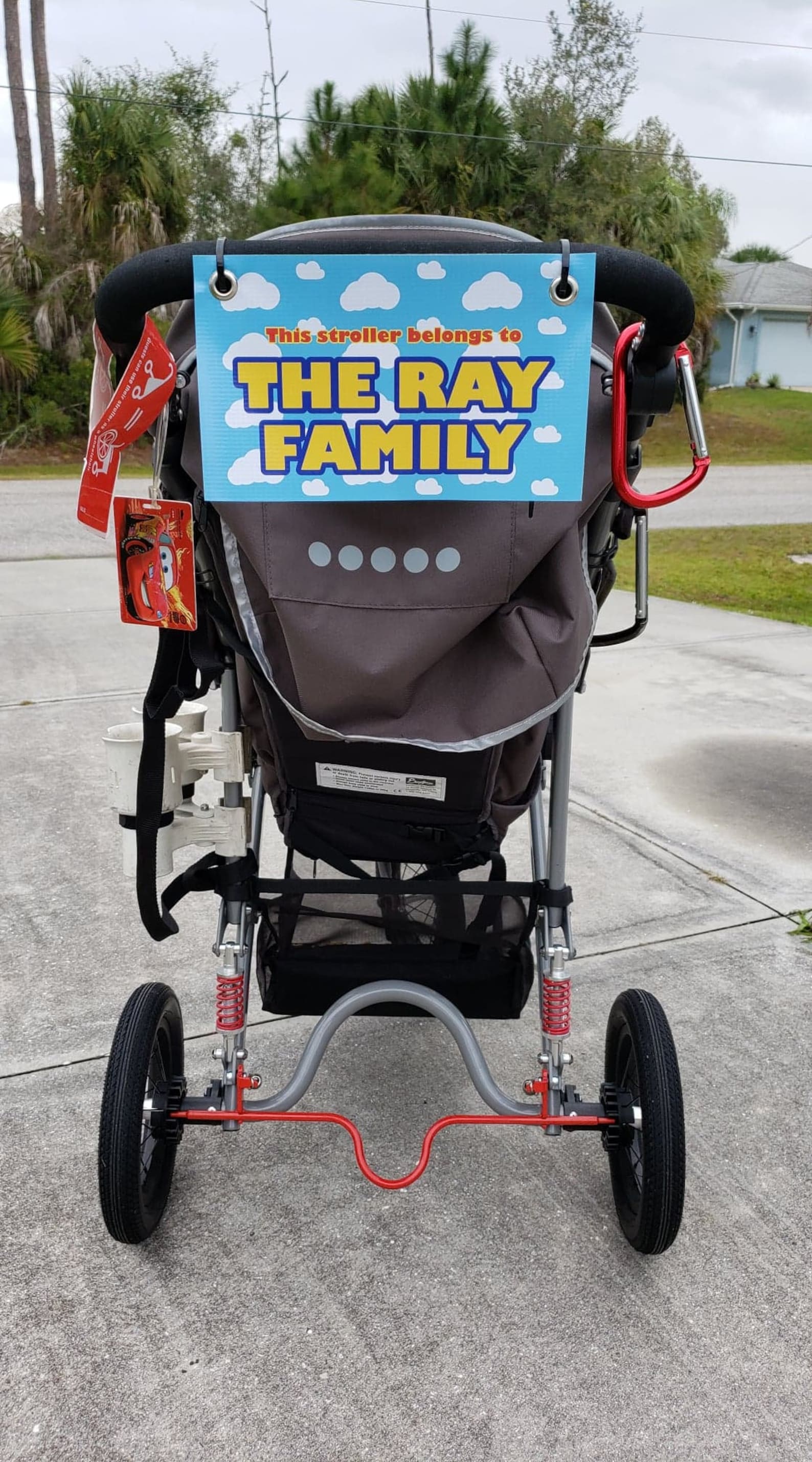 Stroller/wheelchair/scooter CUSTOM Banner Identifier Signs - Etsy