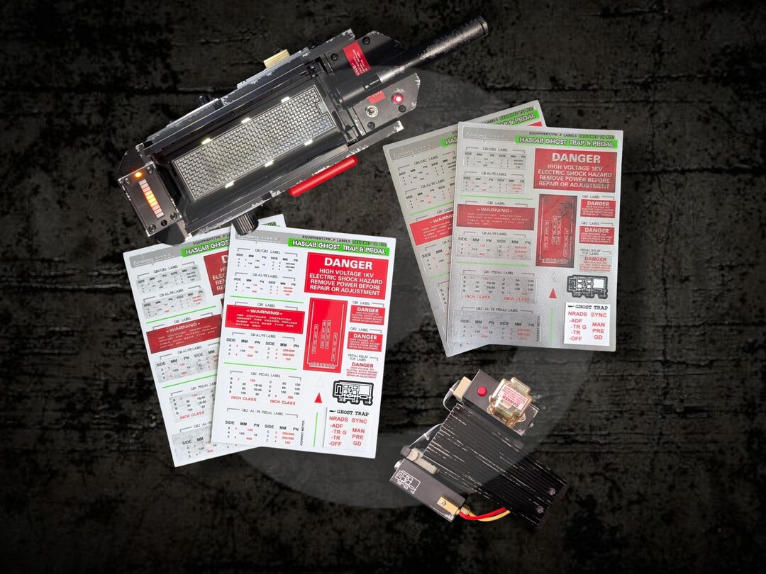 Haslab Ghost Trap & Pedal Labels - Etsy