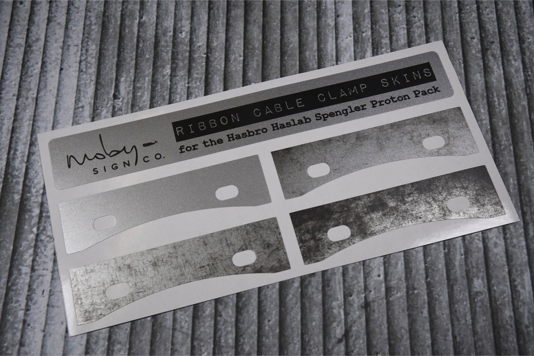 Haslab Proton Pack Metallic Flake Ribbon Cable Clamp Skins - Etsy