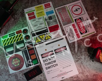 Ghostbusters Ecto Containment Unit Labels - Etsy