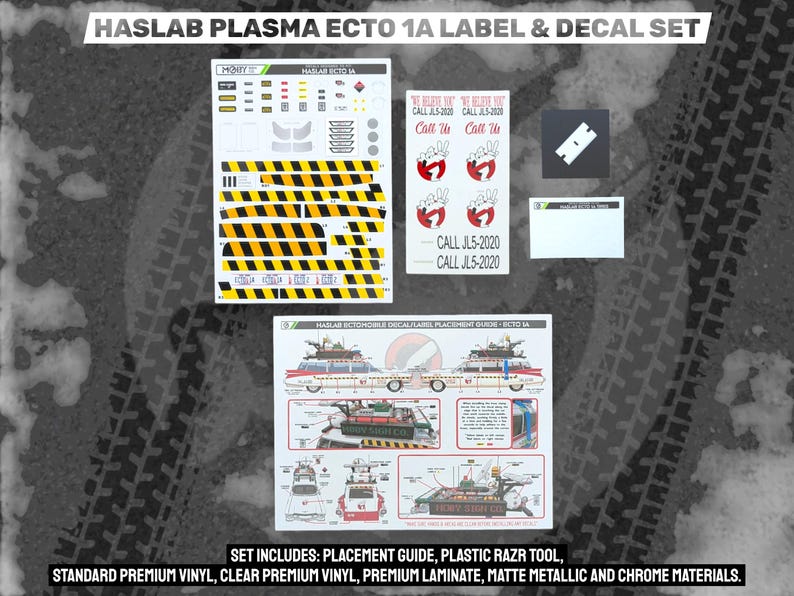 Haslab Plasma Series Ectomobile Replacement Labels & Decals - Etsy