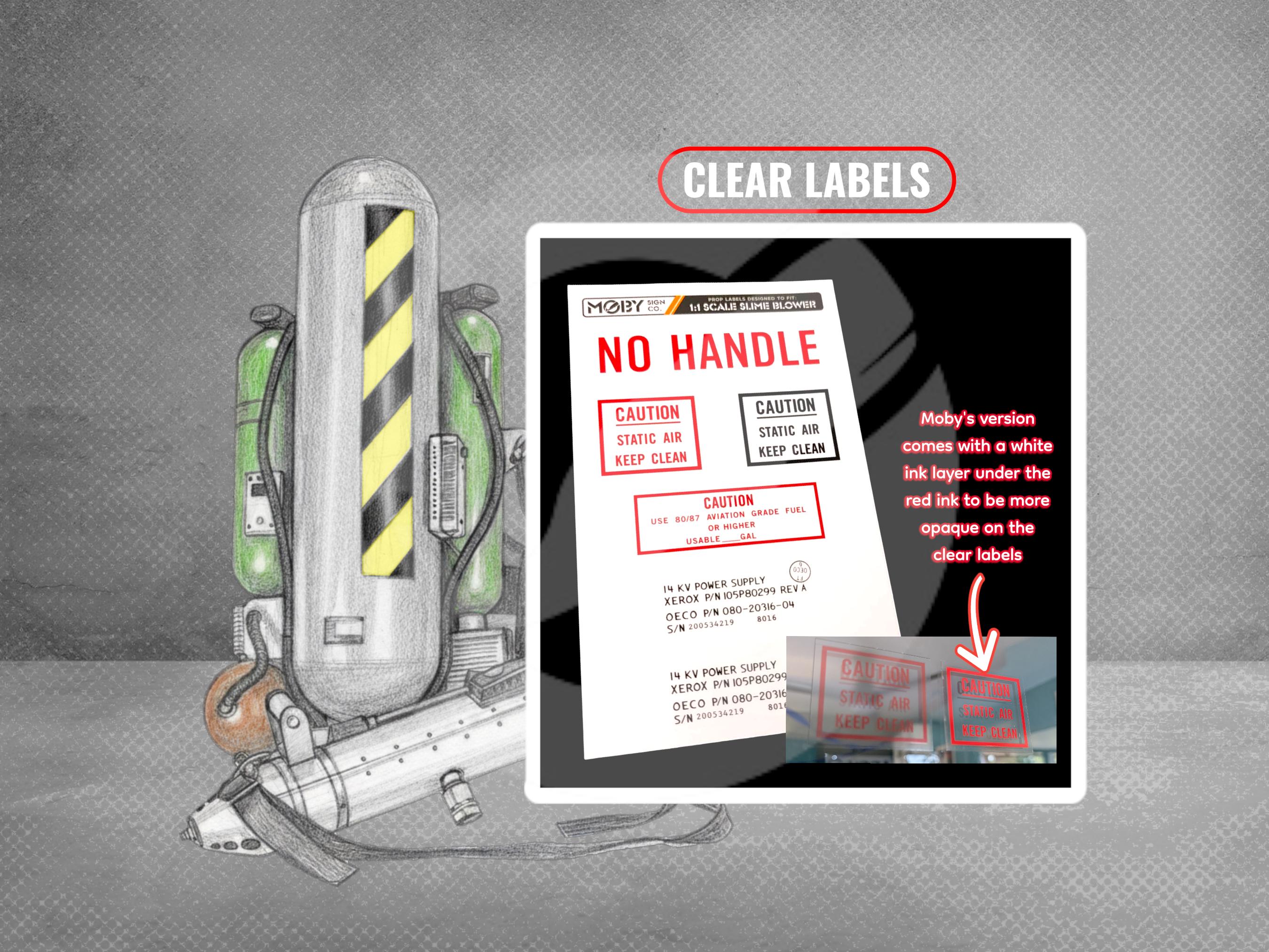 Slime Blower Label Set - Etsy