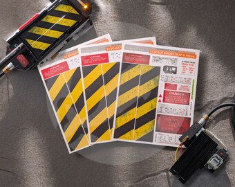 Ghostbusters Ghost Trap and Pedal Stickers - Etsy