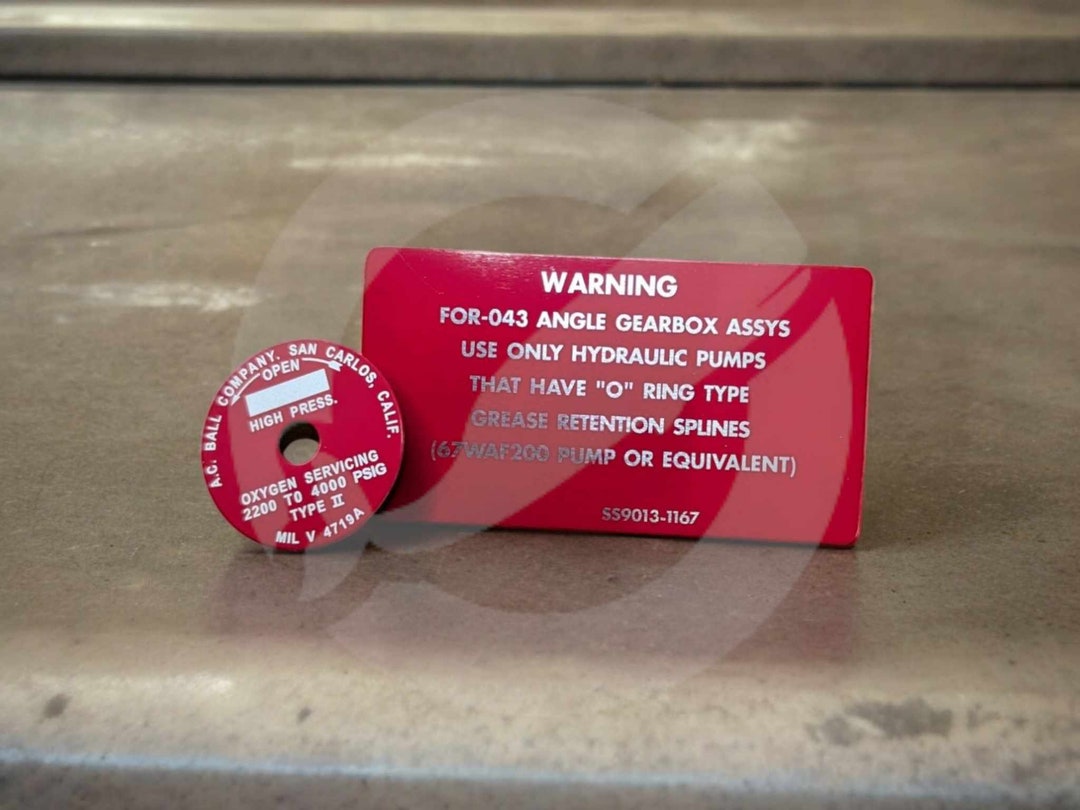 REAL Aluminum Labels for Crank Generator & HGA - Etsy