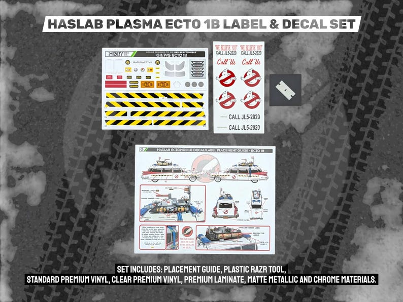 Haslab Plasma Series Ectomobile Replacement Labels & Decals - Etsy