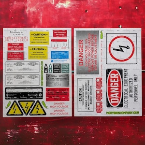 Ecto Containment Unit Prop Labels - Etsy