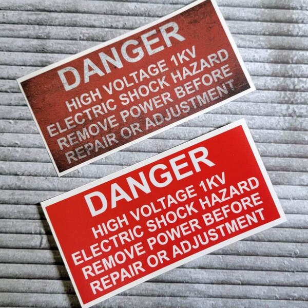 Proton Pack Warning - Etsy