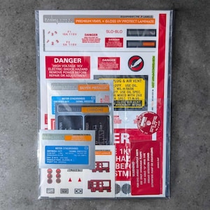 Deluxe Proton Pack Label Set - Etsy