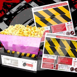 AMC Ghost Trap Popcorn Bucket Decal/stickers/labels - Etsy