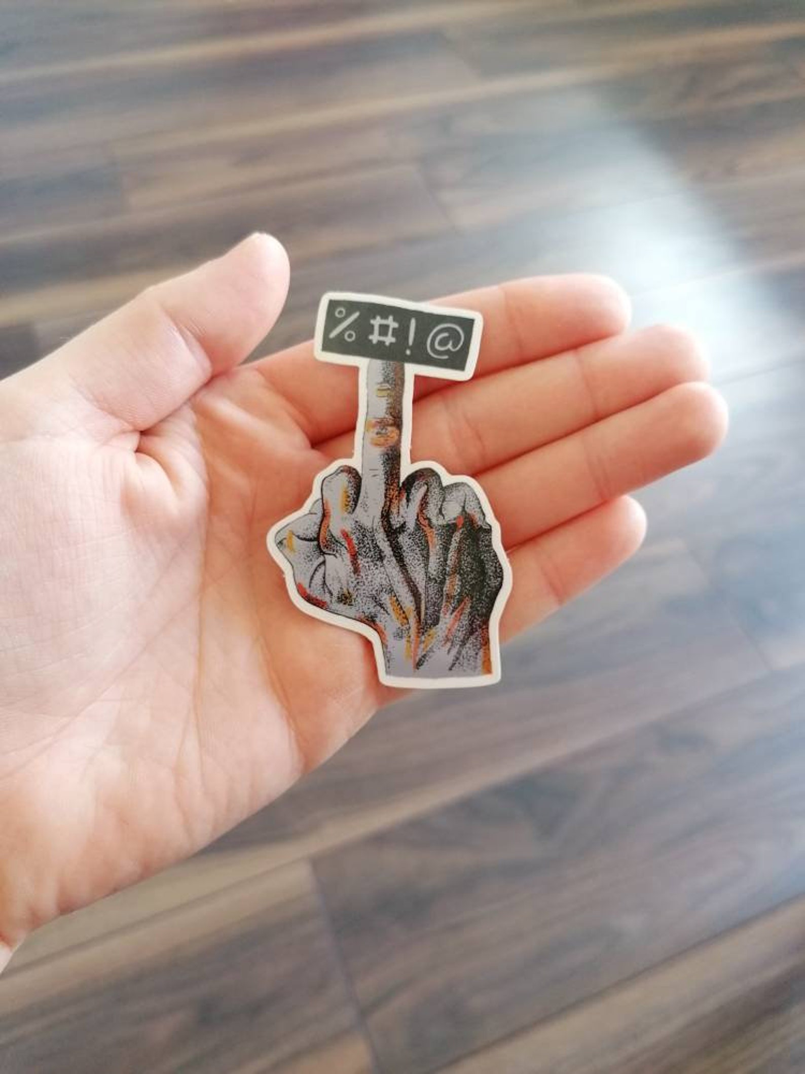 Explicit % Sticker - Etsy