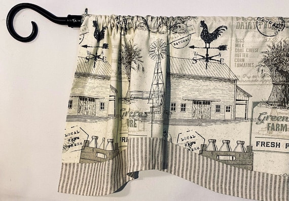 Country Cottage Kitchen Curtains