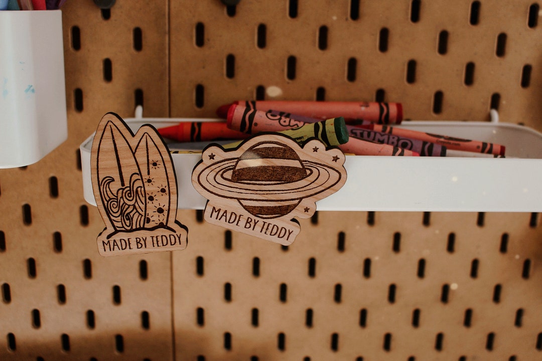 Little Artist Magnets, Customized Magnet, Wooden Magnet, Personalized ...