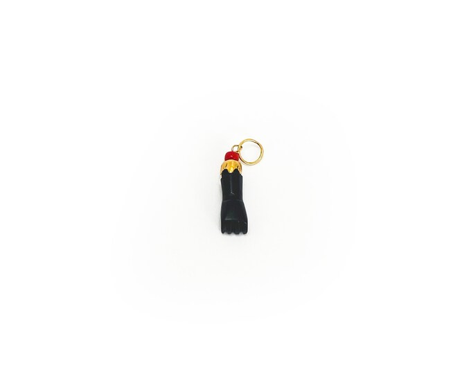 Azabache Hand Charm - Black Figa Hand Amulet Pendant - Azabache Para ...