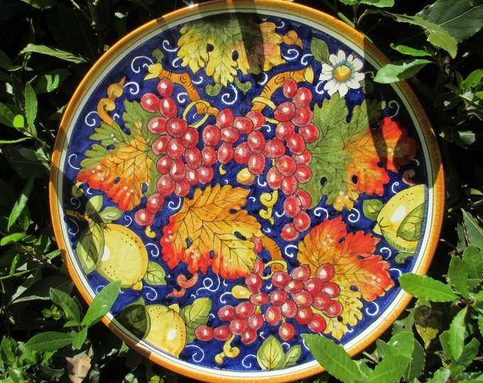 Labor Deruta Dipinto A Mano Hand Painted Italian Pottery Salad/dessert ...