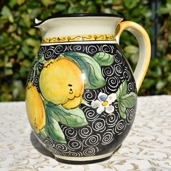 Hand Painted Pitcher - Etsy