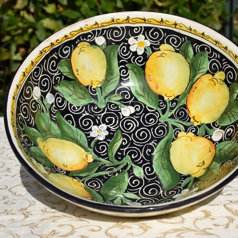 Italian Pottery Lemons - Etsy