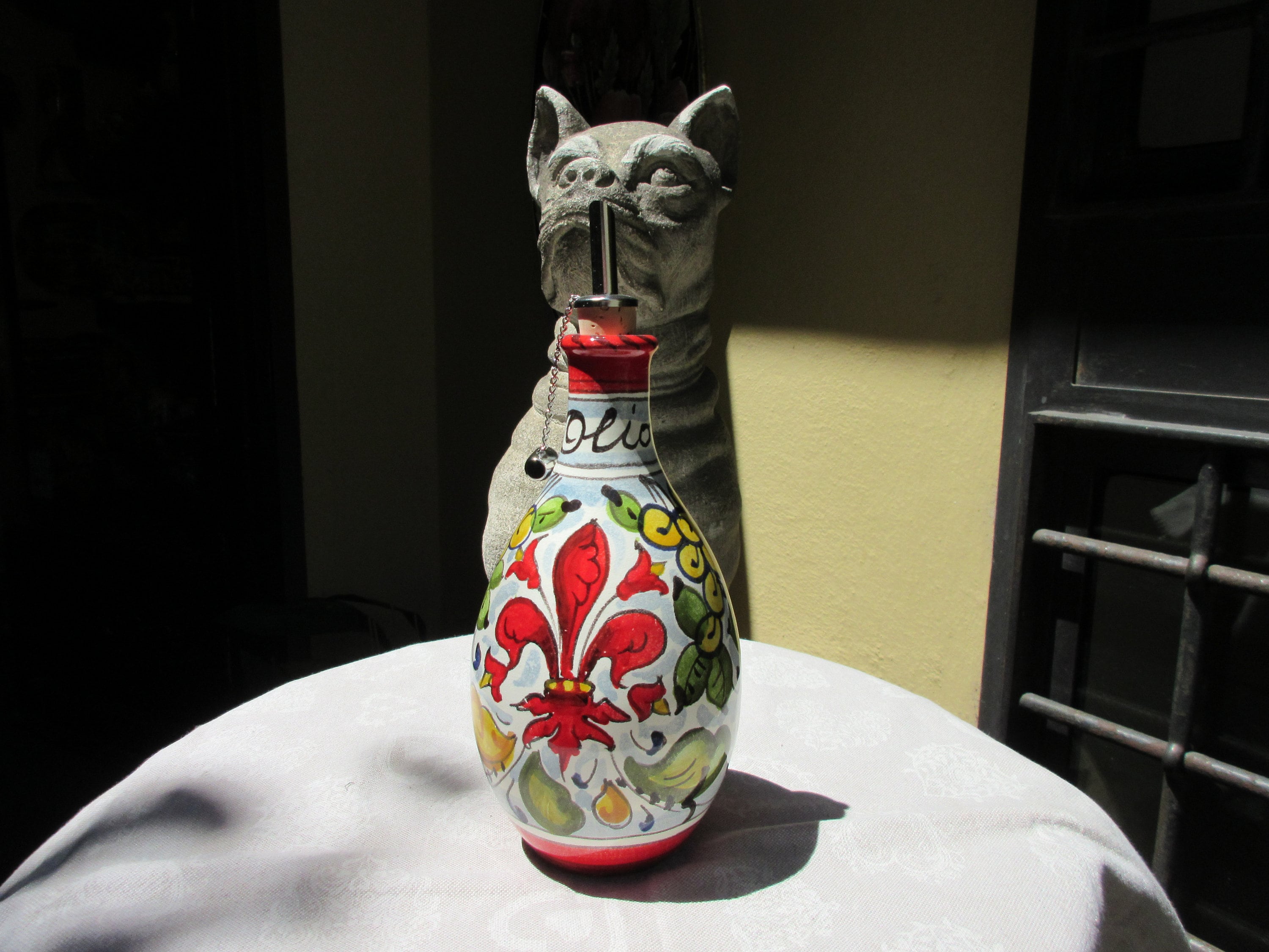 Tuscan olive oil dispenser or vinegar olio/aceto handmade | Etsy