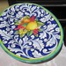 Tuscan Platter Handmade, Hand Painted With Geometric Leaf and Lemons ...