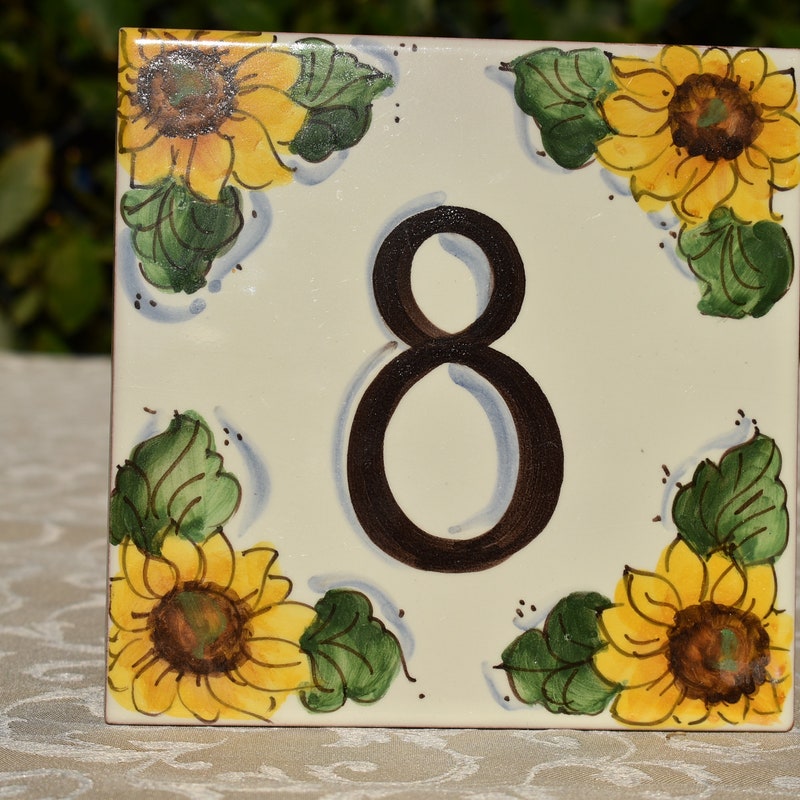 Ceramic House Number - Etsy