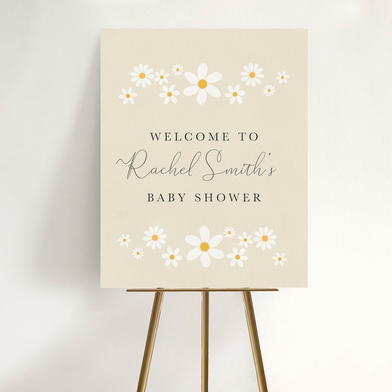 White Daisy Signs - Etsy