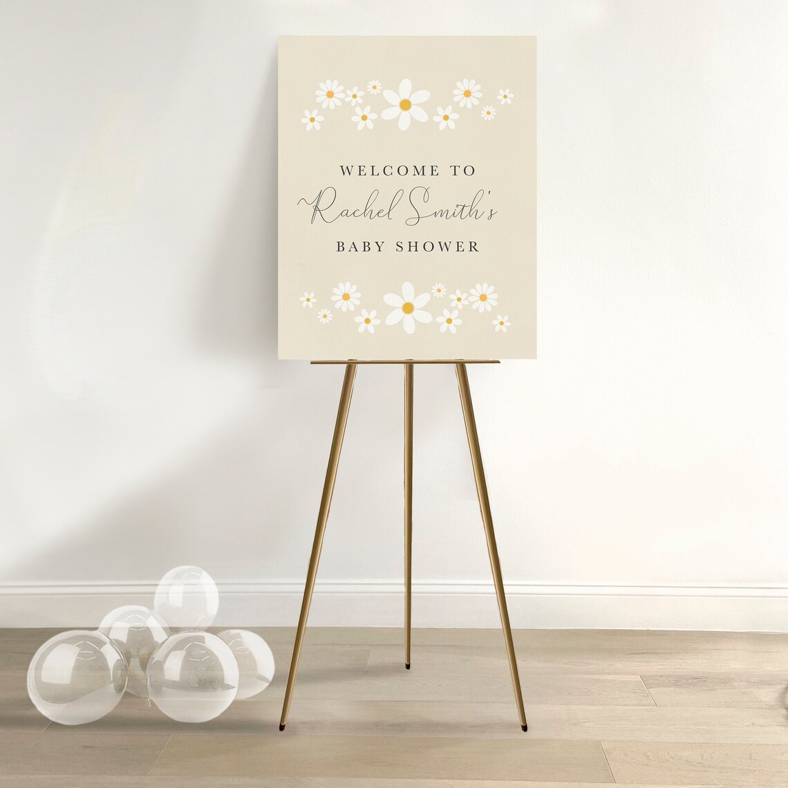 Daisy Welcome Sign Editable Template Welcome Sign Daisy - Etsy