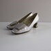 Vintage 1960s Silver Pumps - Etsy