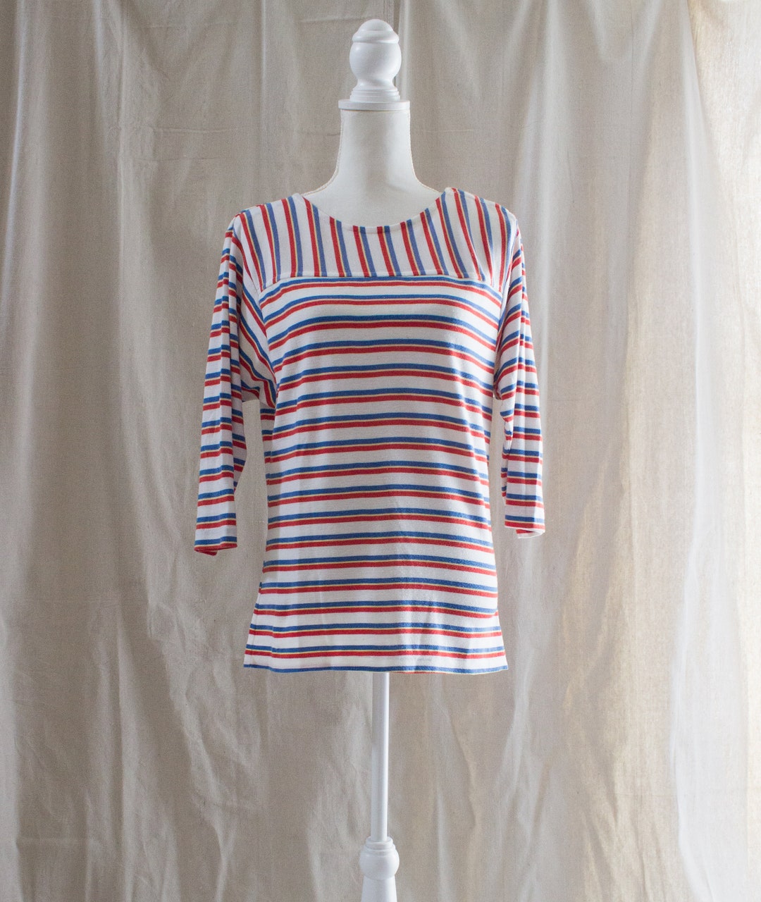 Vintage 1980s Striped Shirt - Etsy