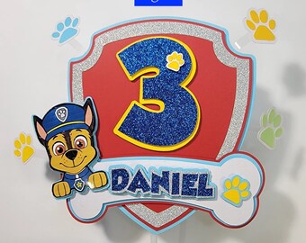 Chase Cake Topper - Etsy